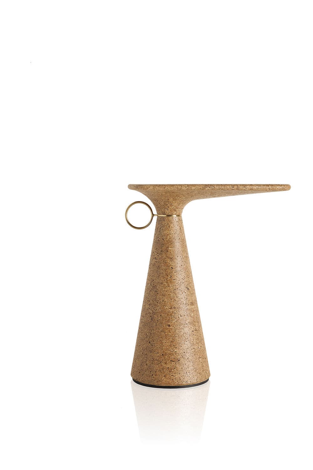 Contemporary side table - WED - SOLLOS - cork / rectangular / home