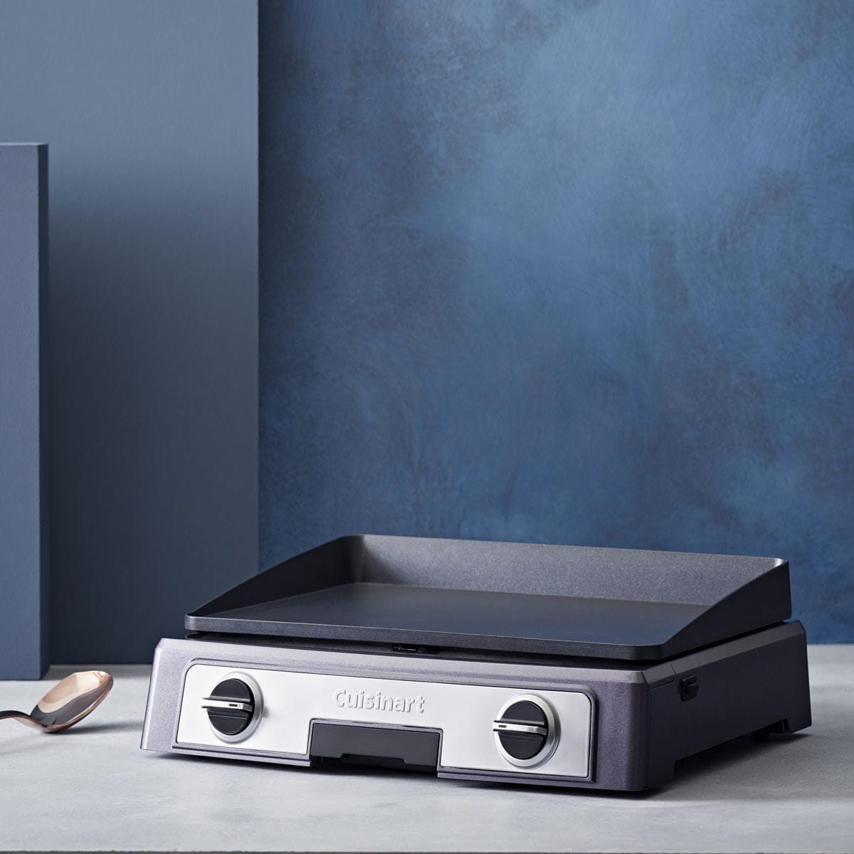 Kitchen plancha - PL60BE - CUISINART France - electric / free-standing ...