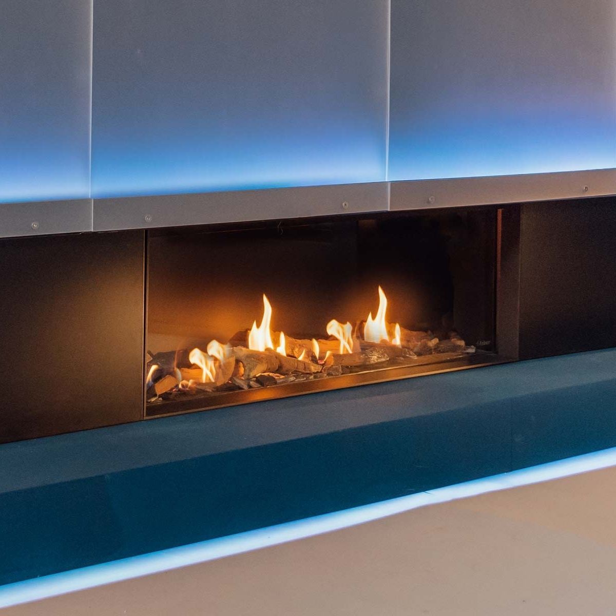 Gas fireplace - FABER MATRIX LINEAR 1300/400 I - Attika Feuer AG ...