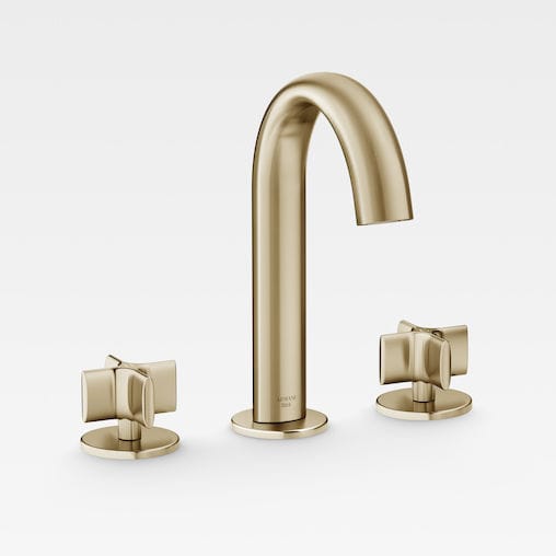 Double-handle washbasin mixer tap - A5A3676XXX SERIES - Armani / Roca ...