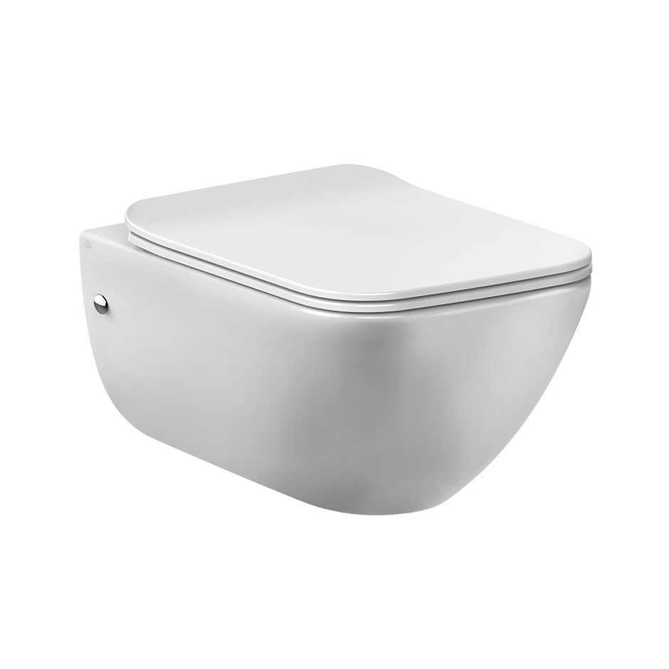 Wall-hung toilet - 39118 - GESSI SPA - ceramic / home / rectangular