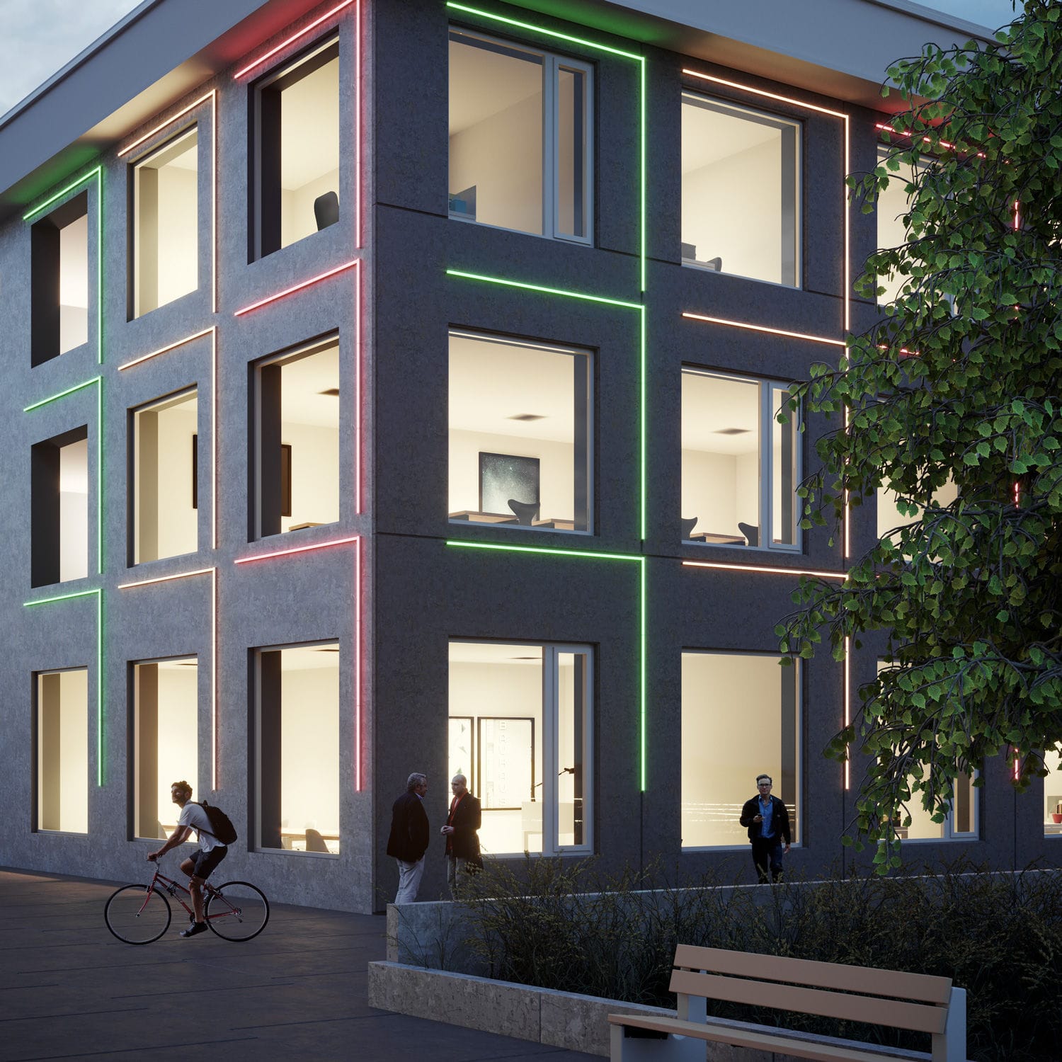 Surface-mounted light fixture - XSTICK - Arelux - LED / linear / IP66