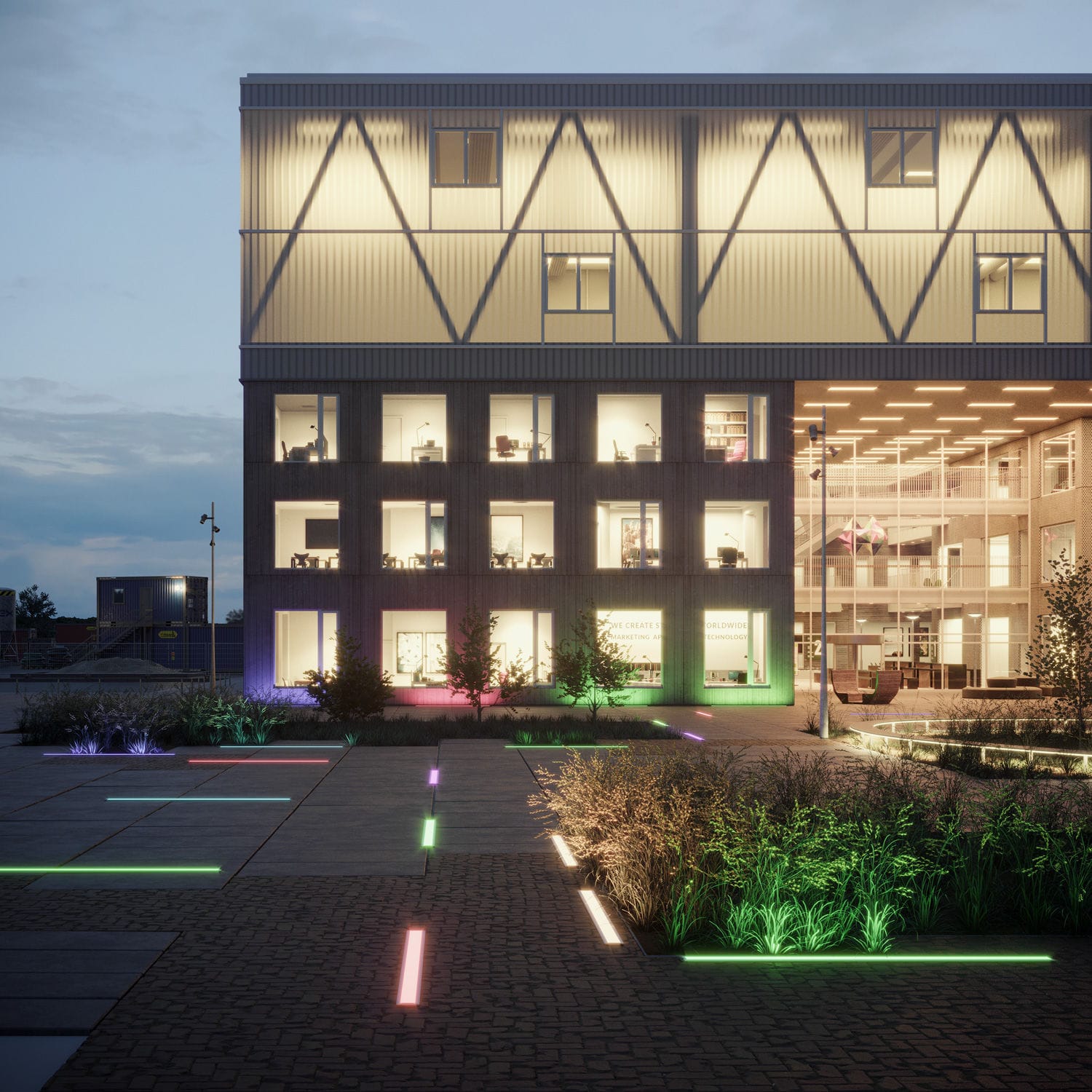 Recessed light fixture - XMARKER - Arelux - LED / linear / IP67