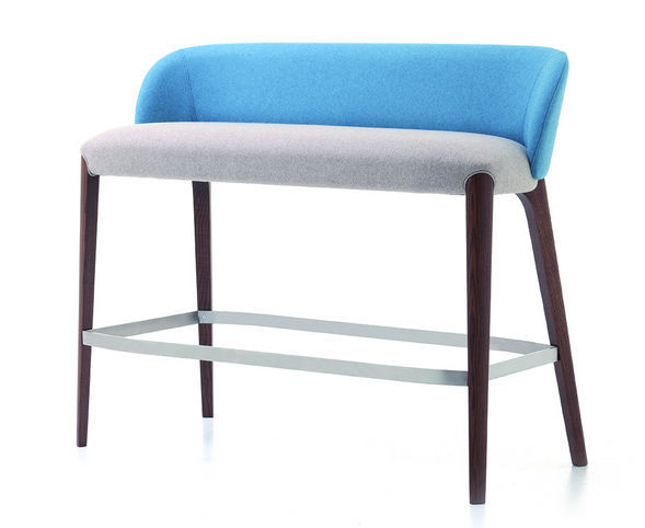 High upholstered bench - BELLEVUE - Very Wood - contemporary / wooden ...