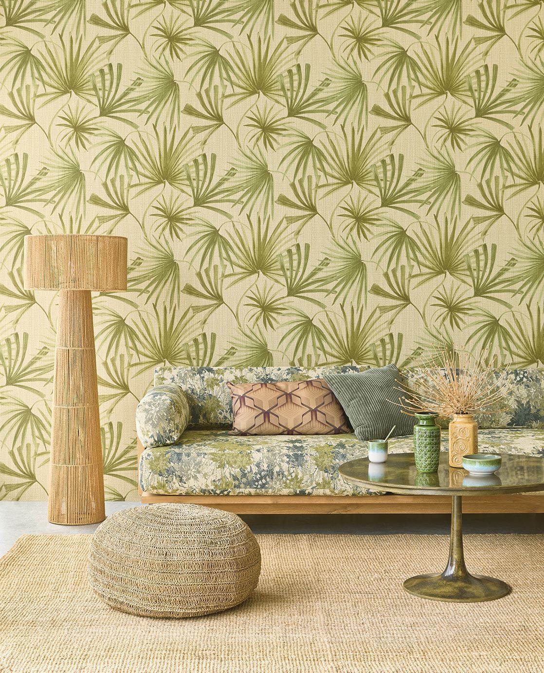 Contemporary wallpaper - GROOVY - Eijffinger - vinyl / nature pattern ...