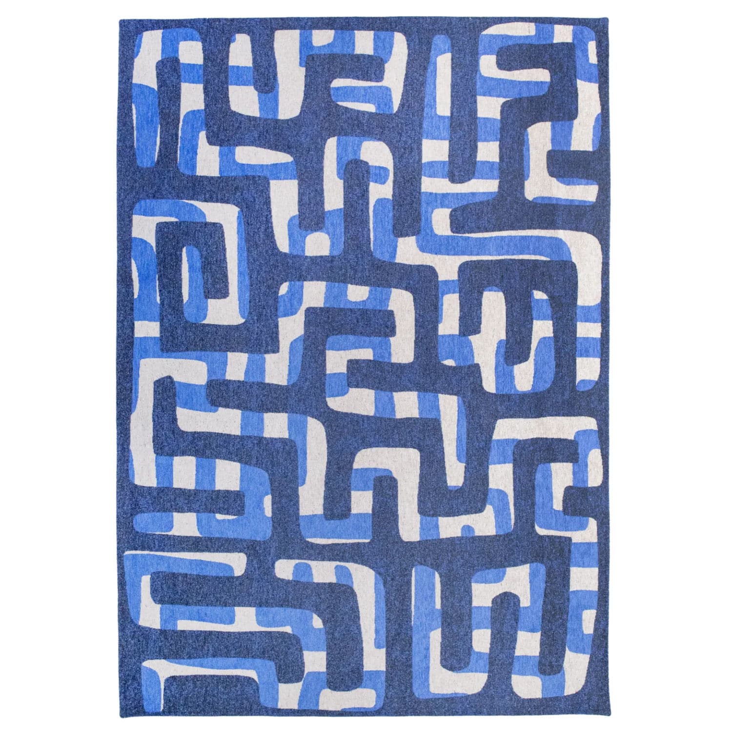 Contemporary rug - ULTRAMARINE - Louis De Poortere - patterned ...