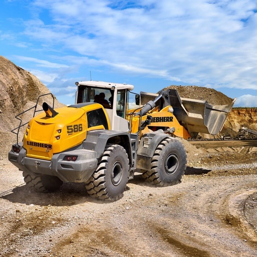 Wheeled loader - L 586 XPOWER - Liebherr - for construction / diesel ...