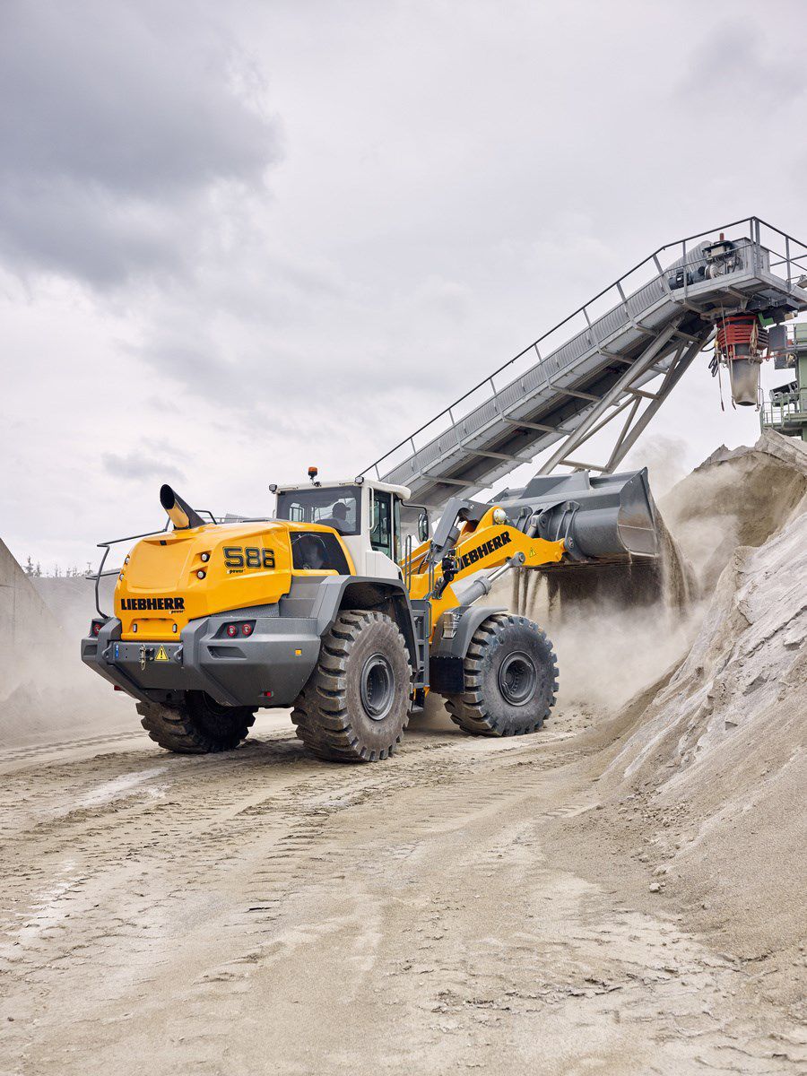 Wheeled loader - L 586 XPOWER - Liebherr - for construction / diesel ...