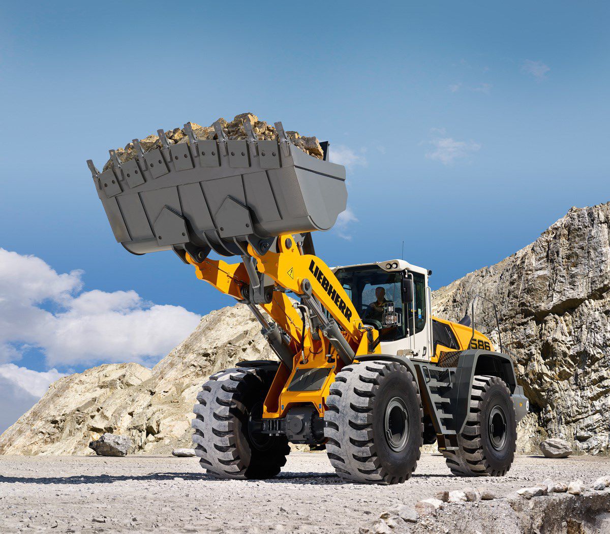 Wheeled loader - L 586 XPOWER - Liebherr - for construction / diesel ...