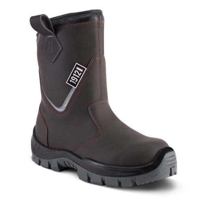 Construction safety boots - UNITAN - Gaston Mille - anti-slip ...