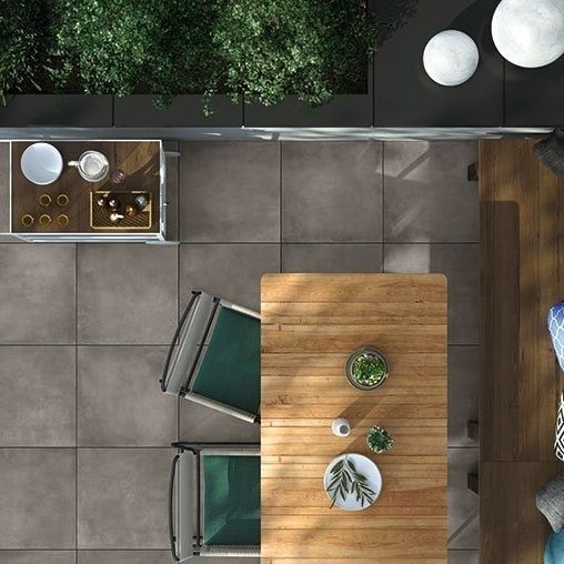 Porcelain stoneware tile - ROUTE 66 - Polis - matte / indoor / outdoor