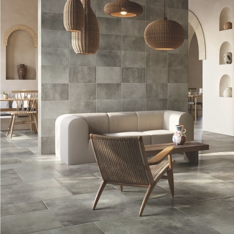 Porcelain stoneware tile - LOSA - Ermes Aurelia - indoor / living room ...