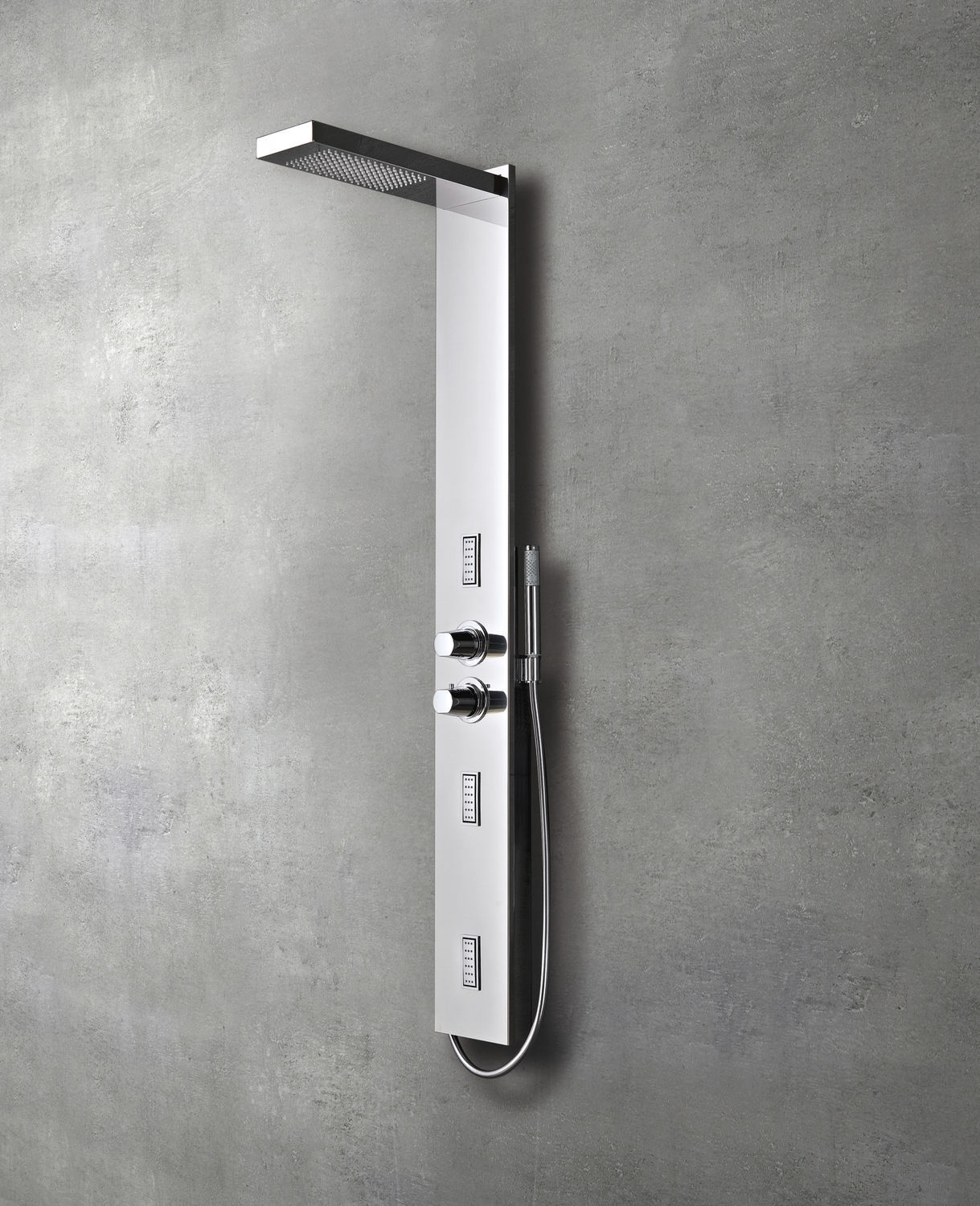 Thermostatic shower column - FLAIR - Ronal - commercial / with hand shower