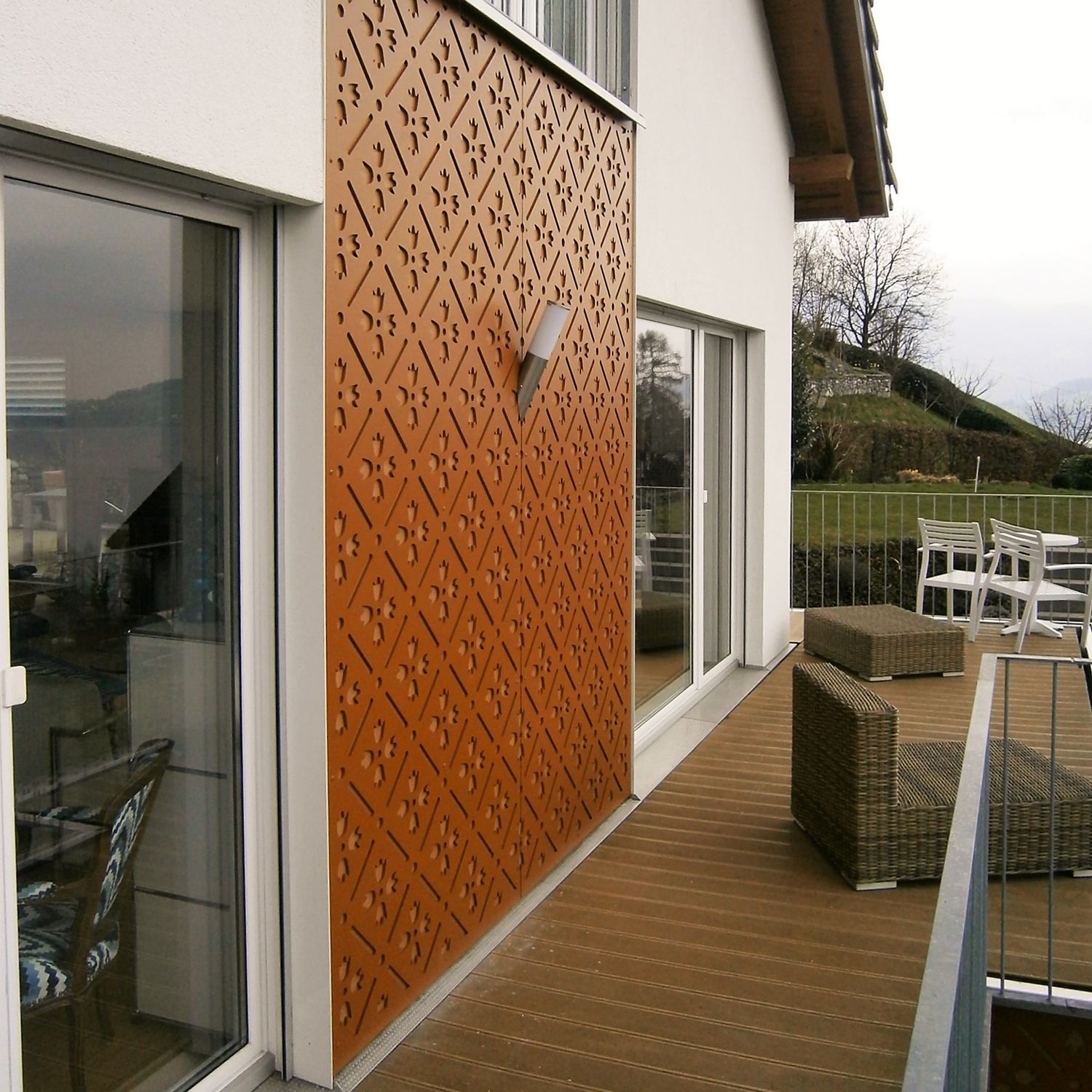 Perforated cladding - CELLON - PRIVATE HOUSE - Bruag Design Factory AG ...
