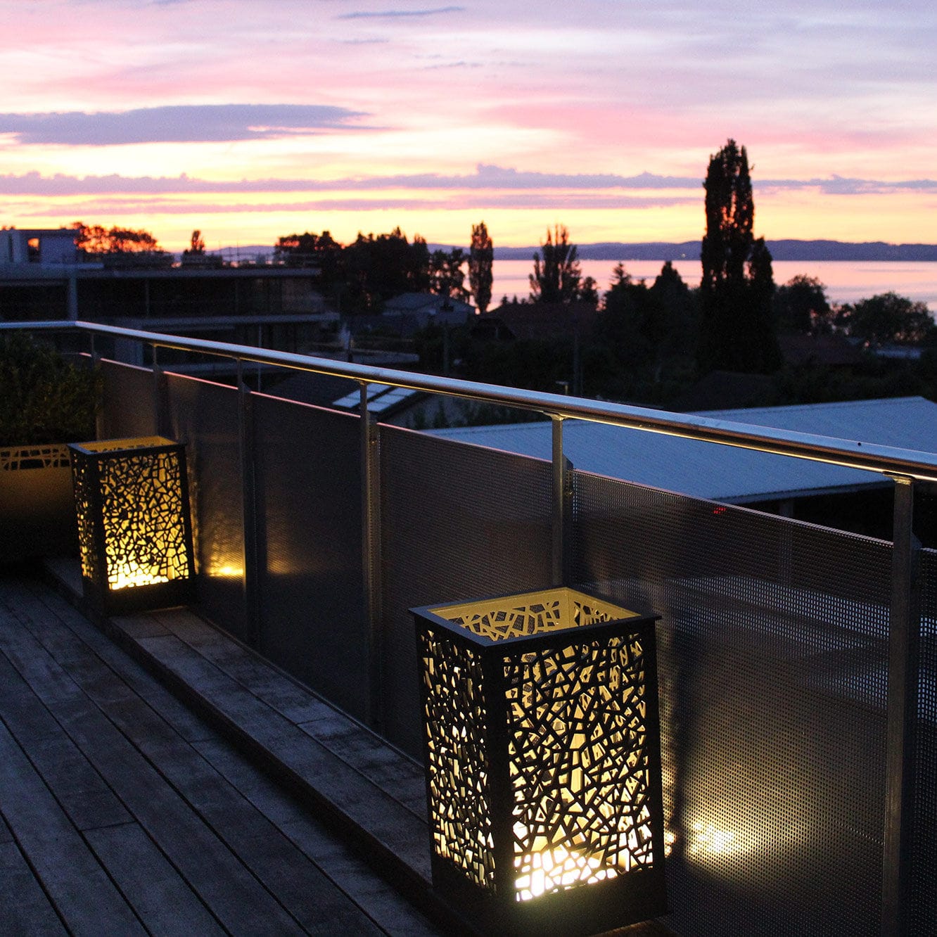 HPL planter - BALCONY EQUIPMENT - Bruag Design Factory AG - rectangular ...