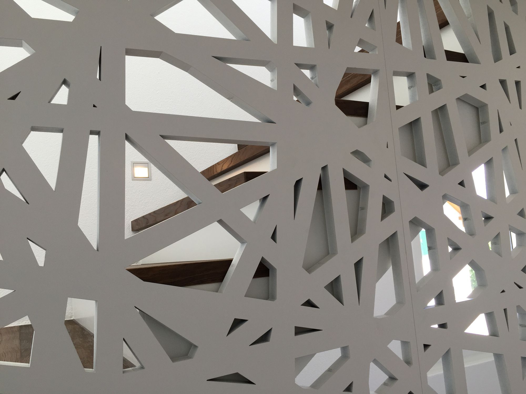 MDF railing - PRIVATE HOME - Bruag Design Factory AG - with panels ...