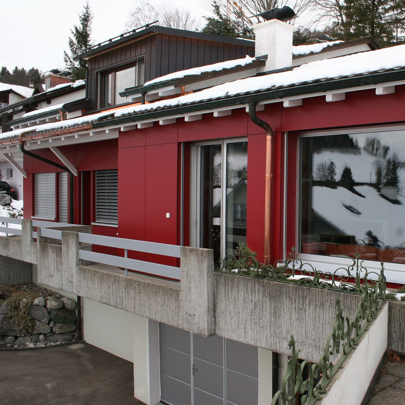 Ventilated facade cladding - CELLON - EFH MOSNANG - Bruag Design ...