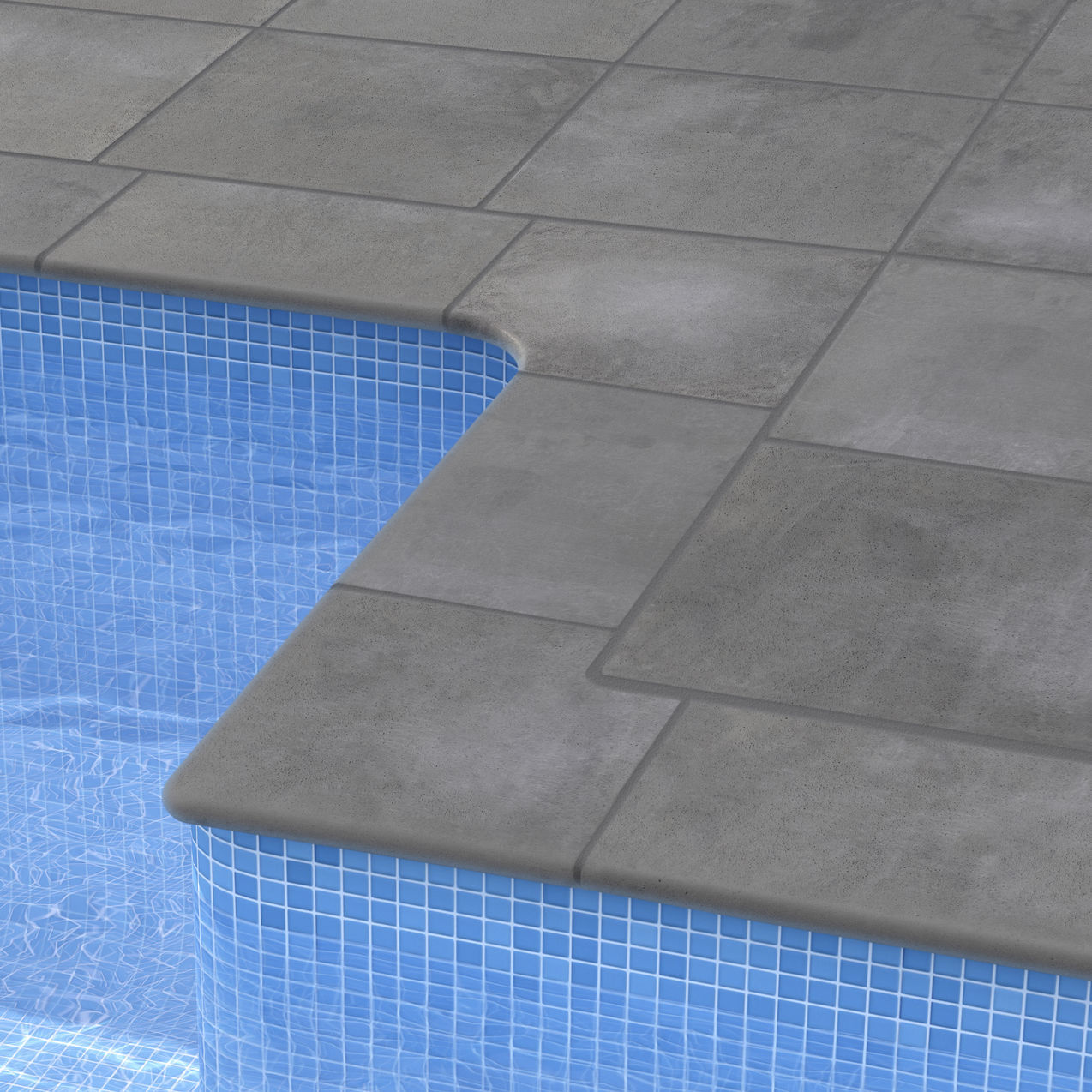 Concrete swimming pool coping - GARONNE Series - SAS PREFABRICADOS DE ...