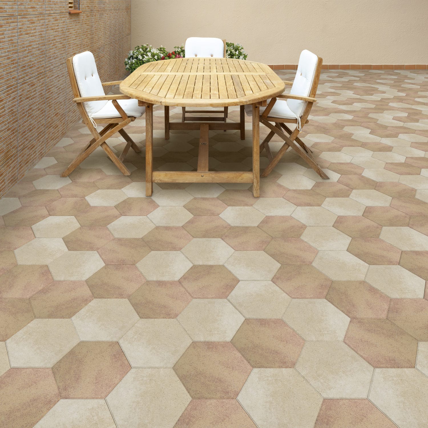 Hexagonal paving slab - PANOT - SAS PREFABRICADOS DE HORMIGON SA ...