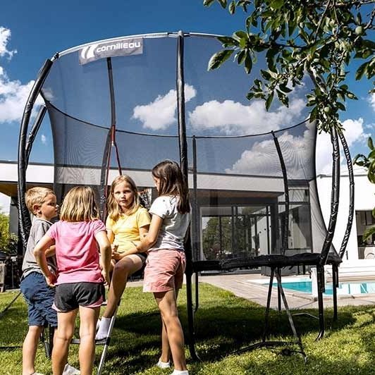 Springless trampoline - 12FT - Cornilleau - for playground / round ...