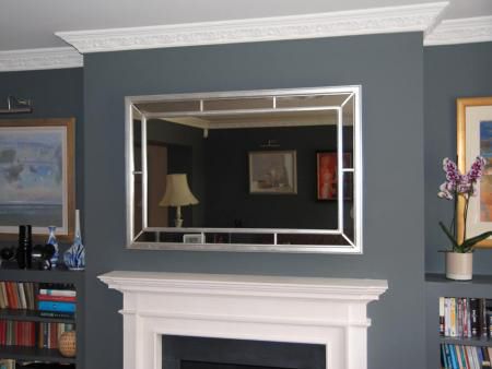Wall-mounted TV mirror - NO. 43 - Overmantels - contemporary ...