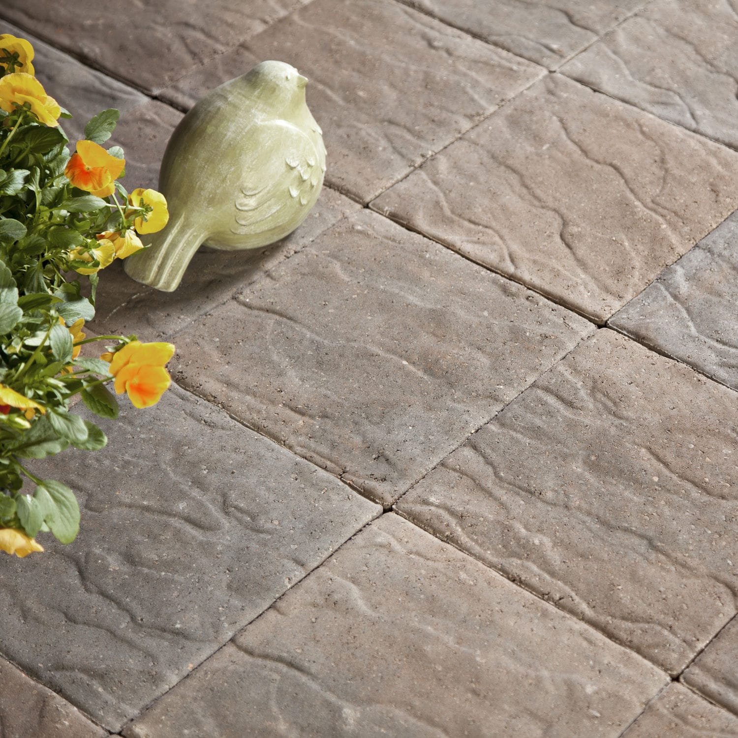 High-performance concrete tile - VALUESTONE - shaw brick - embossed ...