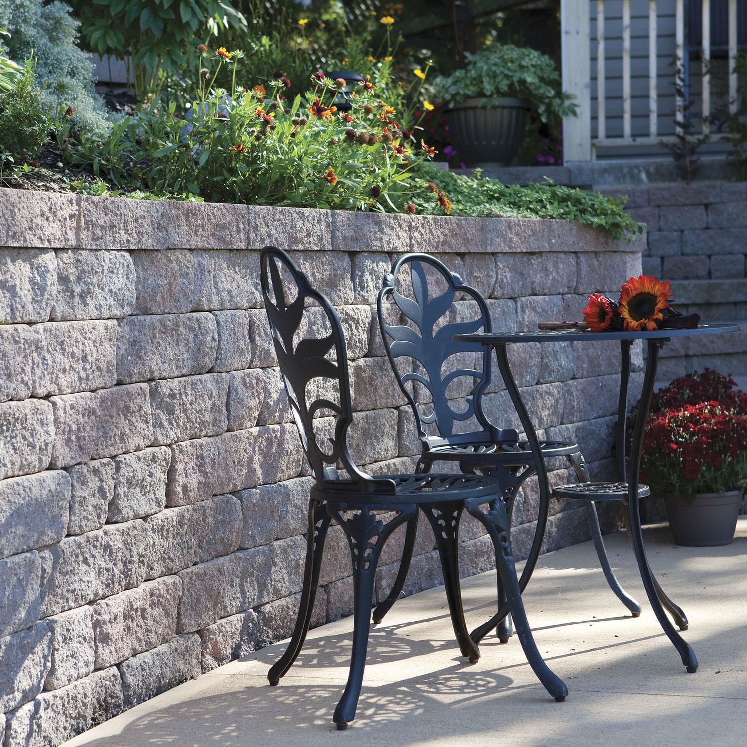 Garden edge - TUMBLED WALLSTONE - shaw brick - wall / high-performance ...