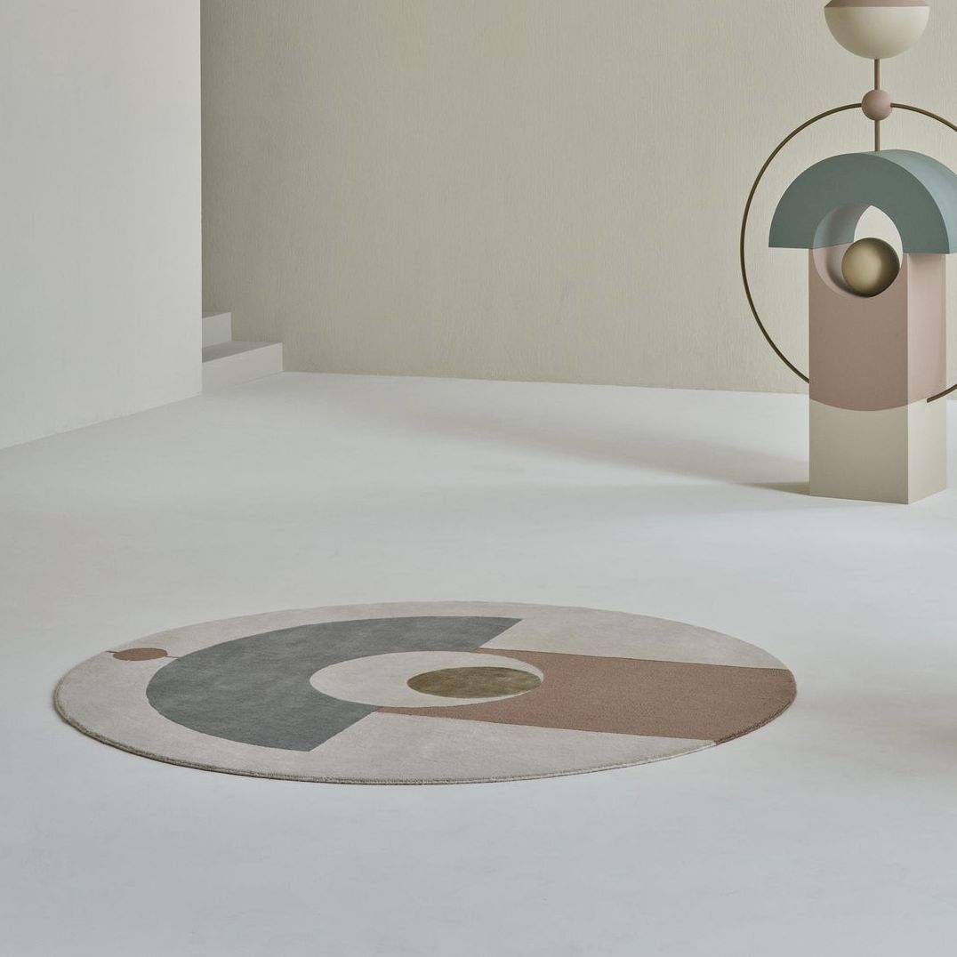 Contemporary rug - ETERNAL ORB - LINIE DESIGN A/S - patterned / silk ...