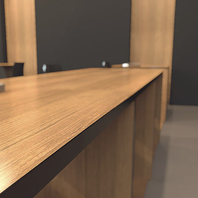 Plain decorative laminate - Greenlam Europe - matte / textured / smooth