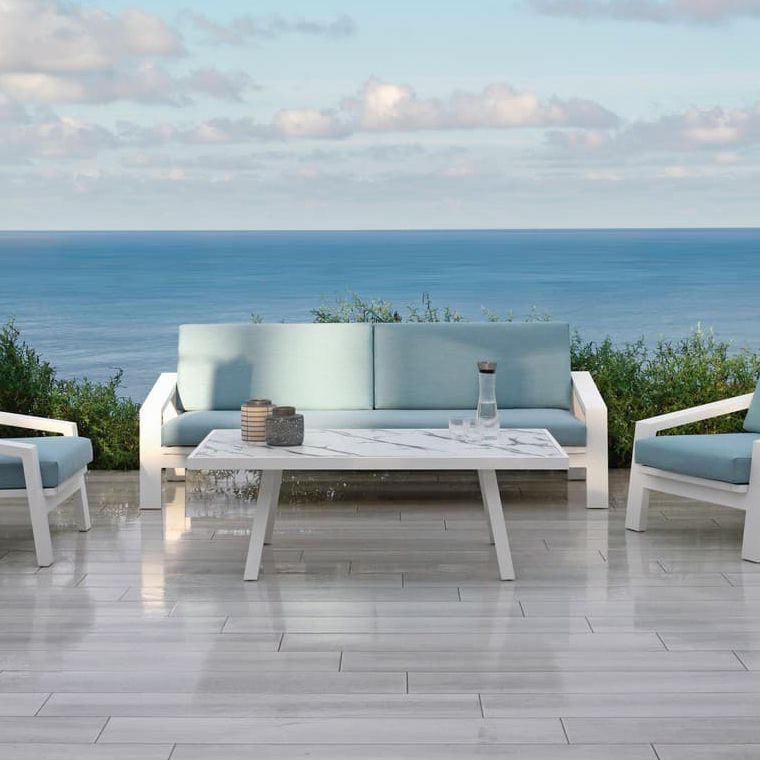 Contemporary sofa - PULVIS - 10Deka - outdoor / fabric / synthetic leather