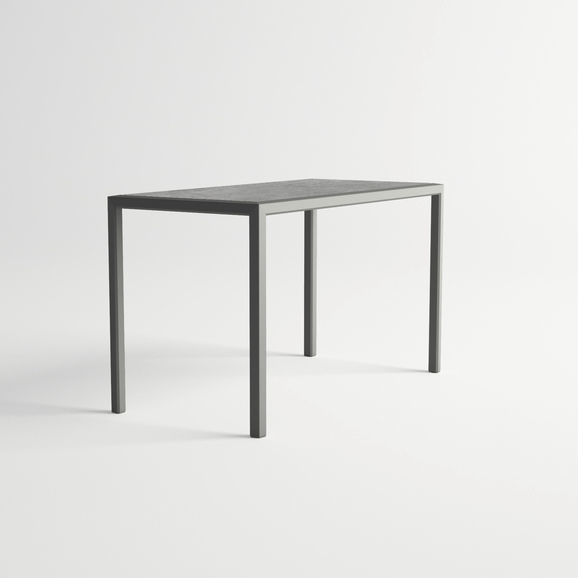Contemporary high bar table - VICTUS - 10Deka - HPL / aluminum base / rectangular