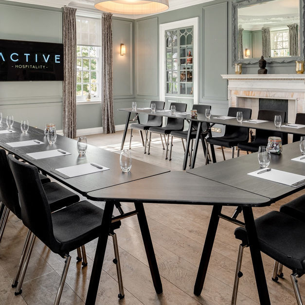 Contemporary boardroom table - A-FOLD - burgessfurniture - wooden ...