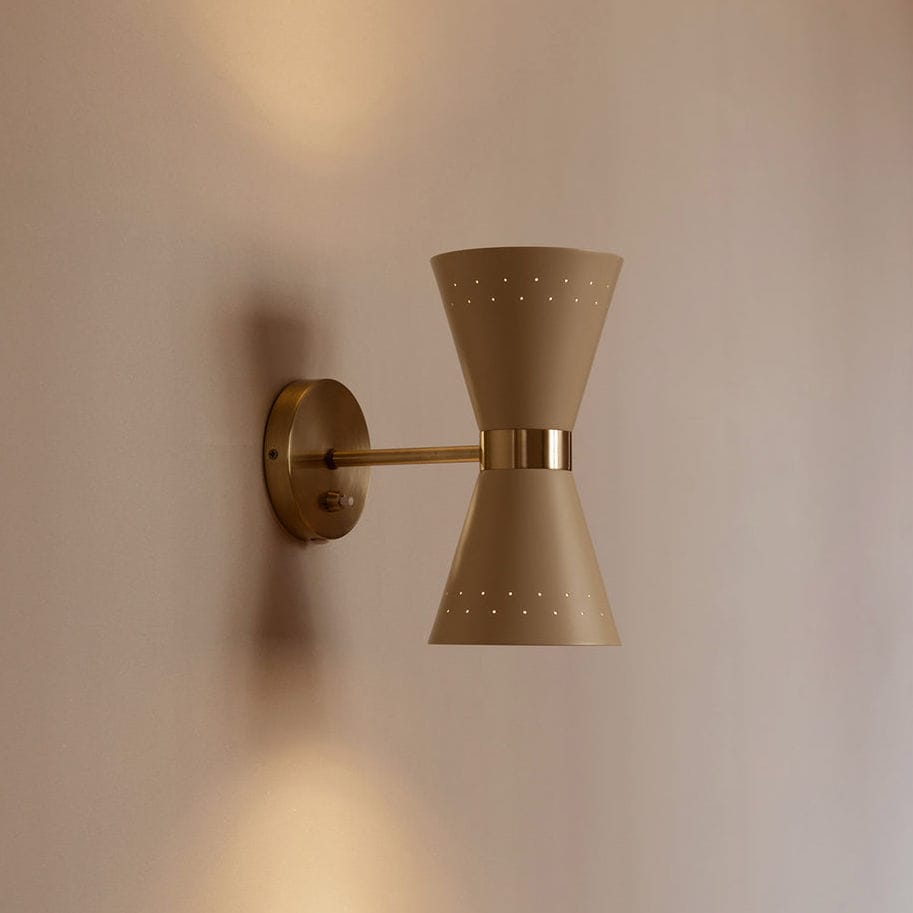 Contemporary wall light - COLLECTOR - AUDO - indoor / aluminum / brass