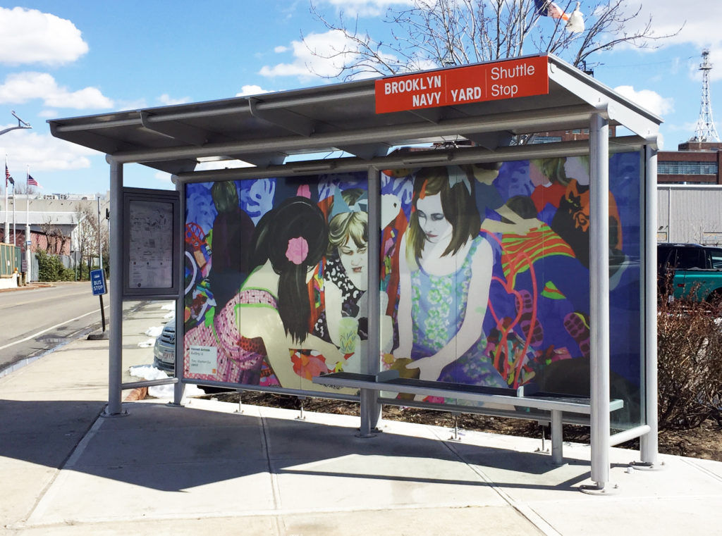 Aluminum bus shelter - ECLIPSE SLOPED - Brasco International Inc ...