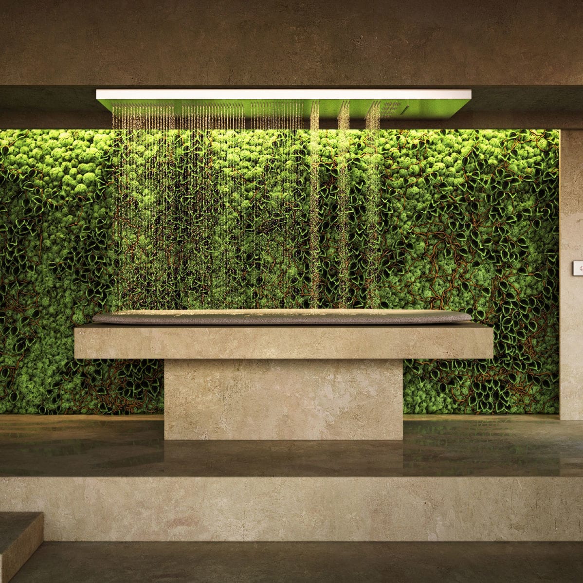 Hydromassage Vichy shower - SKYMASSAGE - Aquademy - waterfall ...