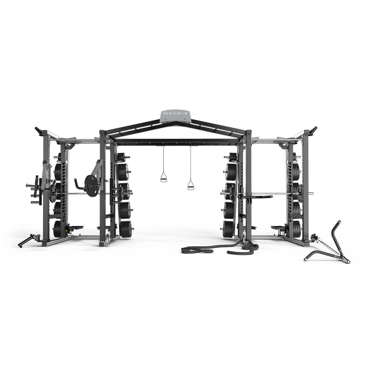Multifunction fitness machine - MG-MR47 x 2 - Matrix - cable / indoor ...