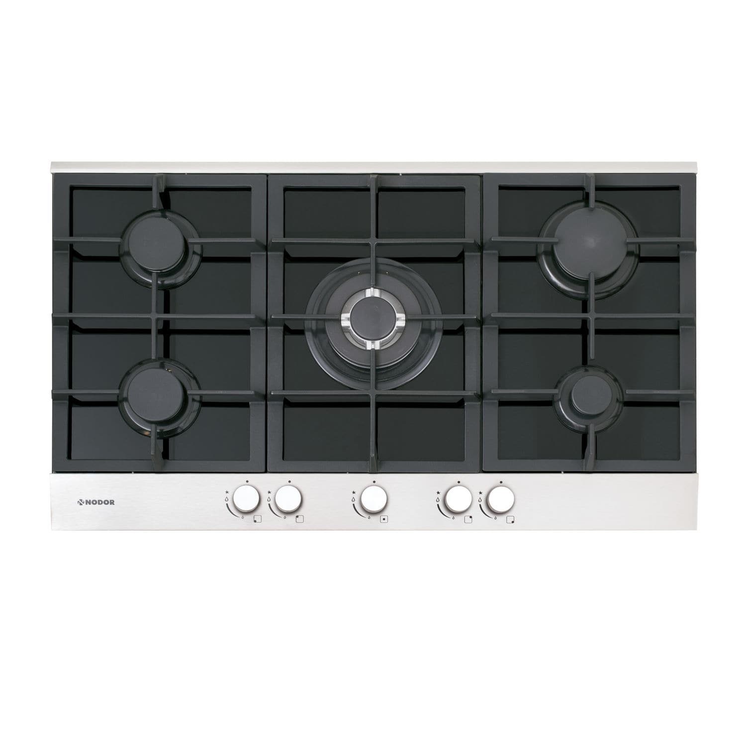 Gas cooktop - GCI 59 - Nodor - 5 burner / built-in / with knobs