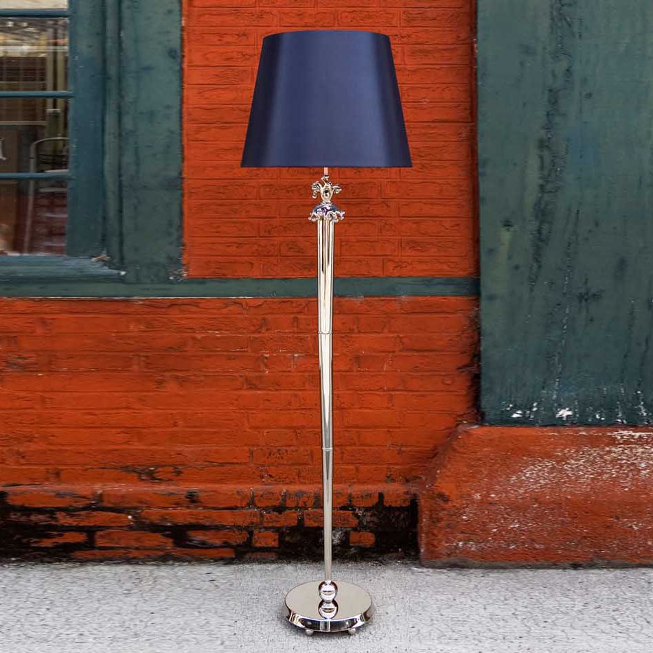 Floor-standing lamp - MASCARADE - Charles Paris - brass / fabric ...