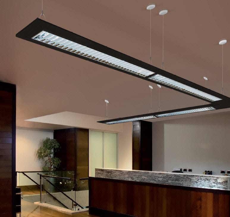 Hanging light fixture - ECLISSE - PLEXIFORM - surface-mounted / LED ...