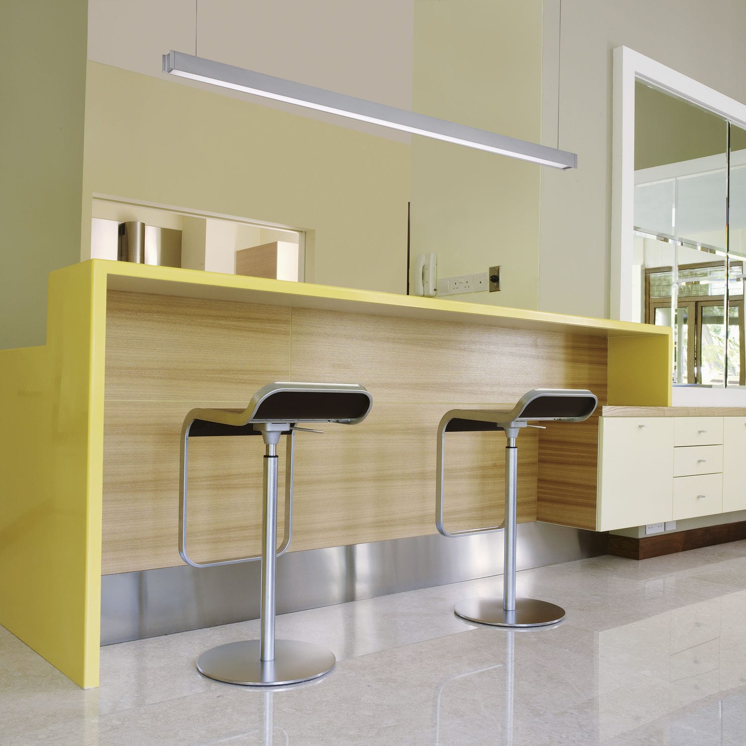 Hanging light fixture - QUAD - PLEXIFORM - surface-mounted / LED ...