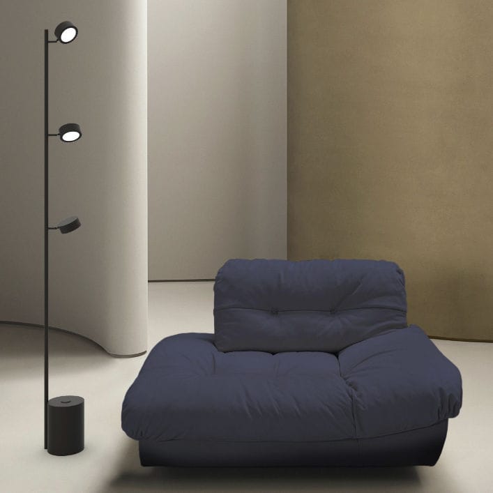 Floor-standing lamp - POINT - SIKREA - metal / contemporary / corded