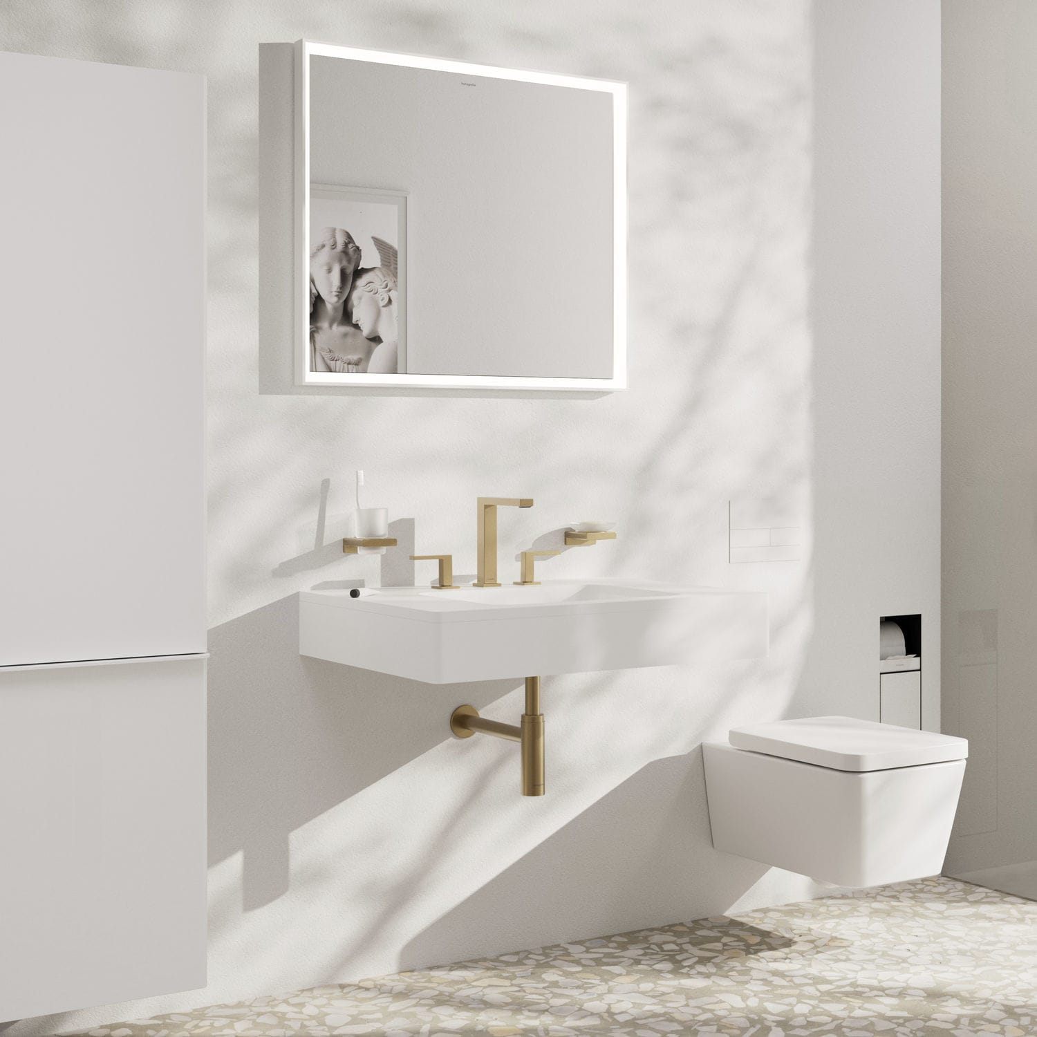 Undercounter washbasin - 60154450 - hansgrohe - ceramic / high-gloss ...