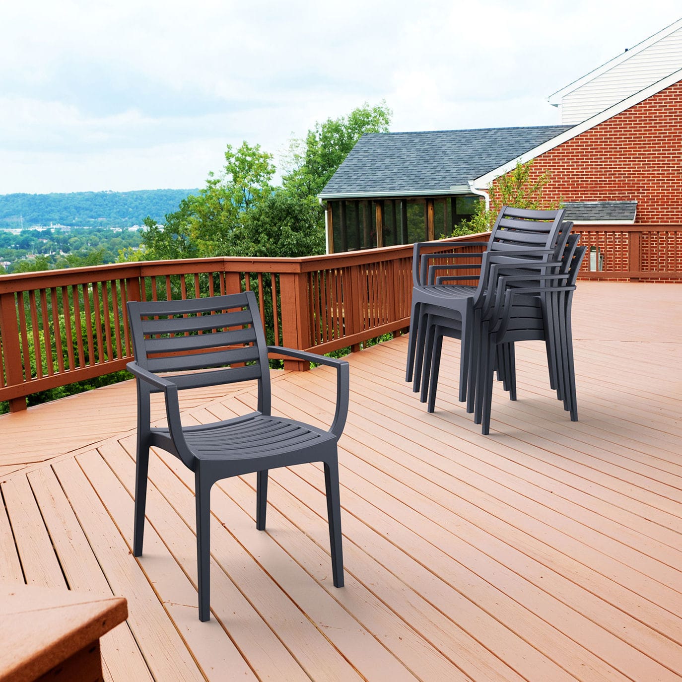 Polypropylene chair - ARTEMIS - Siesta - contemporary / fiberglass ...