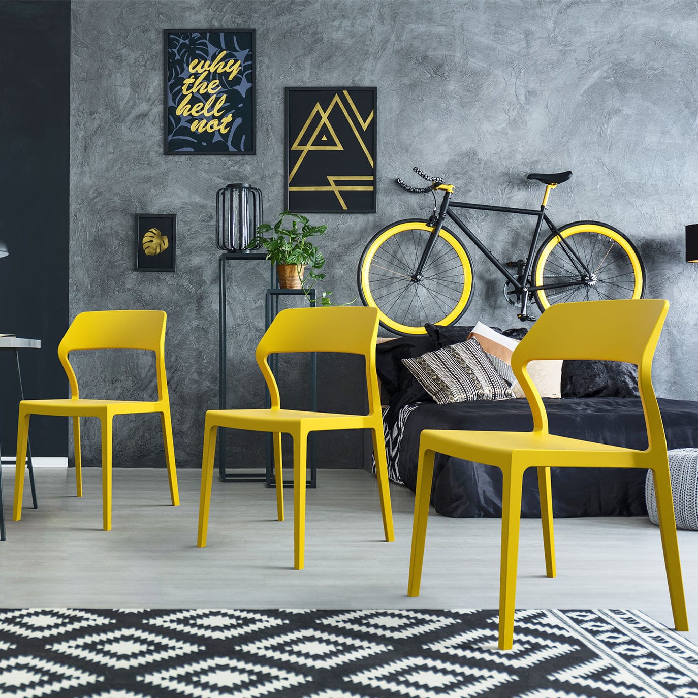 Polypropylene chair - SNOW - Siesta - contemporary / outdoor / indoor