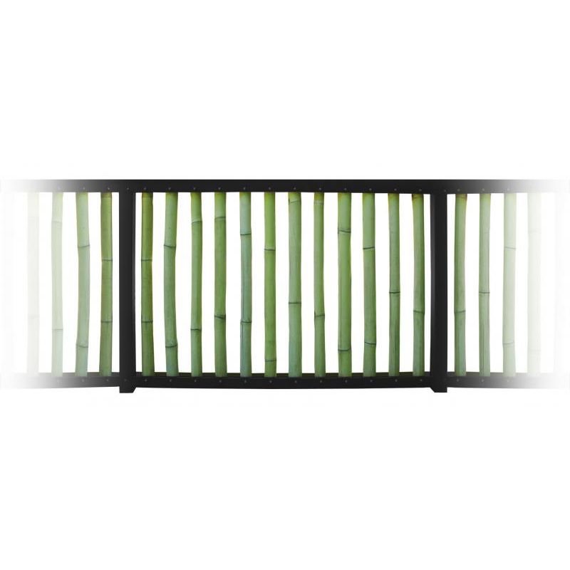 Steel railing - BAMBOU - URBAN-NT - bamboo / with bars / outdoor