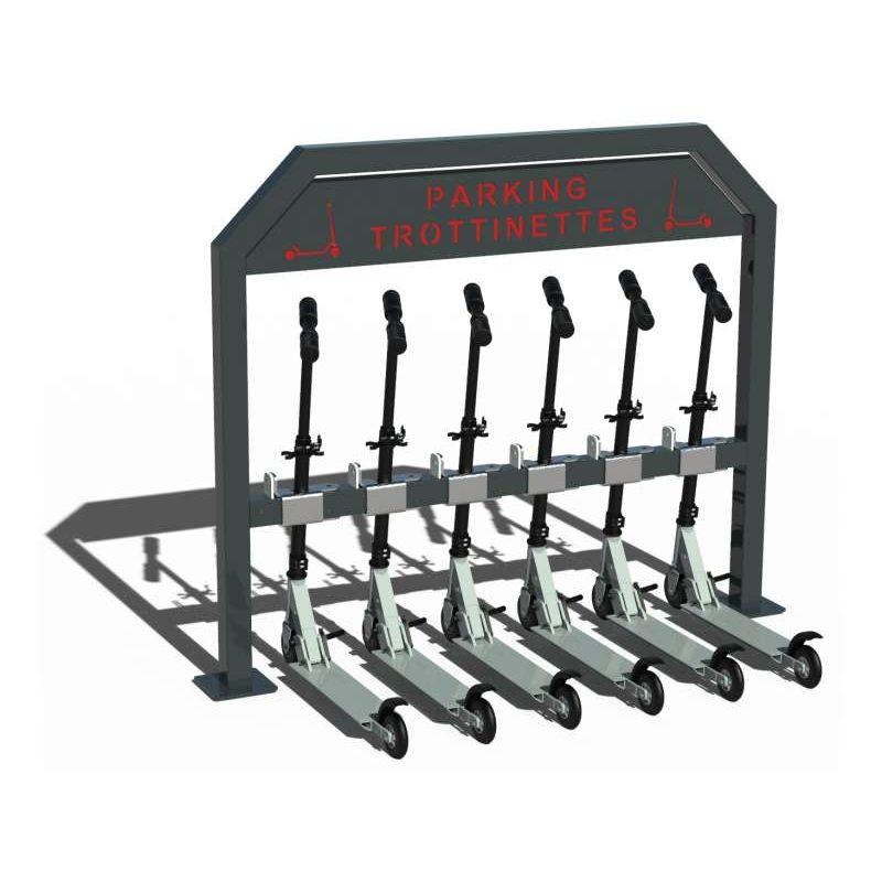 Secure scooter rack - DI7100 - URBAN-NT - for public space / thermo ...