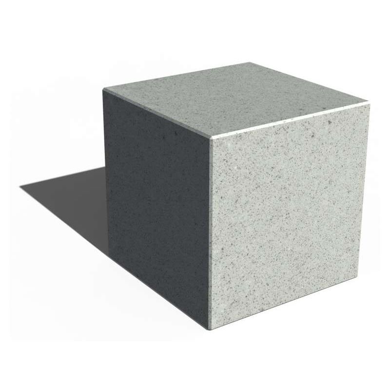 Minimalist design stool - TETRIS Q - URBAN-NT - concrete / concrete ...