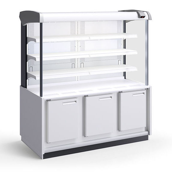 Shelf refrigerated display case - COLUMBUS - JORDAO - for shop / with ...