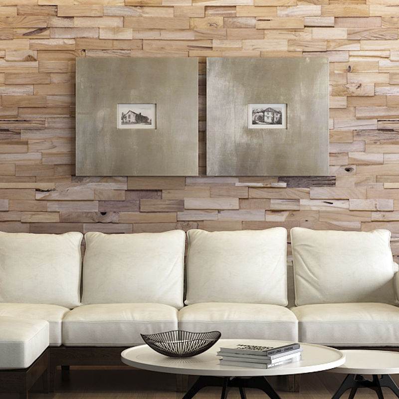 Stone wall cladding - SEMERU - TEAK STORY - teak / interior / 3D