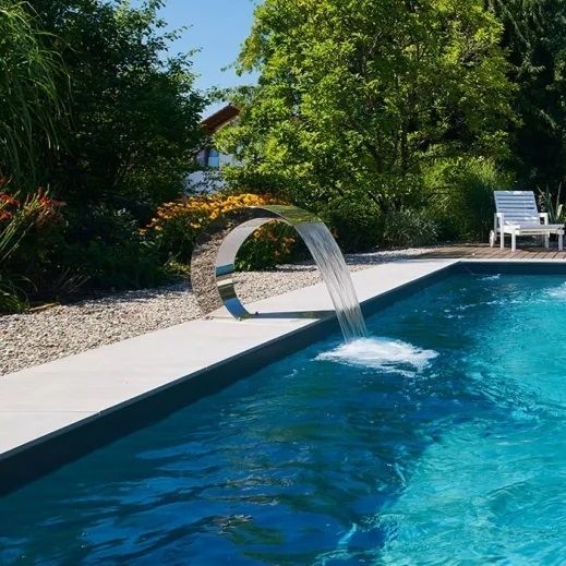 Swimming pool waterfall - Capena